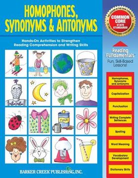 Libro Reading Fundamentals - Homophones, Synonyms & Antonyms: Learn ...