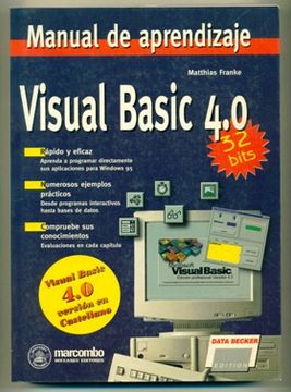 Libro Manual De Aprendizaje. Visual Basic 4. 0 De Matthias Franke ...