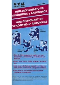 Libro mini-diccionario de sinonimos y antonimos=mini-dictionary of ...