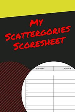 Libro My Scattergories Scoresheet: My Scattergories Score Sheet Keeper ...