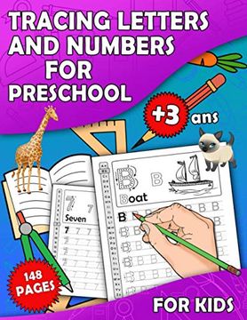 Libro Tracing Letters And Numbers For Preschool: Learn To Write Letters ...