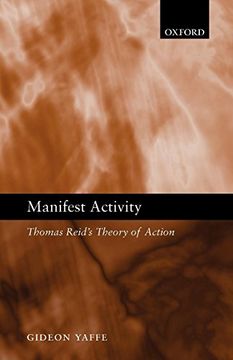 Libro Manifest Activity: Thomas Reid's Theory of Action (en Inglés) De ...