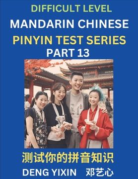 Libro Chinese Pinyin Test Series (Part 13): Hard, Intermediate ...