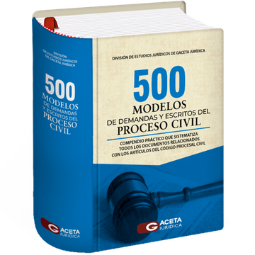 Libro 500 modelos de demandas y escritos del proceso civil De División de estudios jurídicos de ...