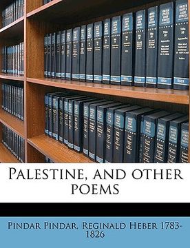 Libro palestine, and other poems De pindar, pindar - Buscalibre