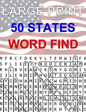 Libro 50 States Large Print Word Find: Easy to Read Themed Word Search ...