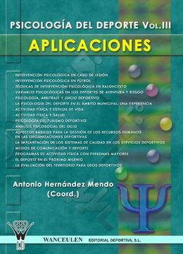 Libro Psicología Aplicada al Deporte: Aplicaciones, Desconocido, ISBN 9788498230291. Comprar en ...