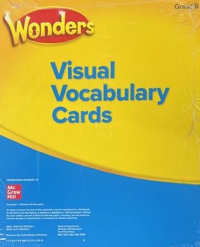 Libro Wonders Grade 6 National Visual Vocabulary Cards (Elementary Core ...
