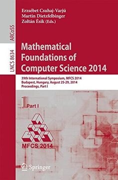 Libro Mathematical Foundations of Computer Science 2014: 39Th ...