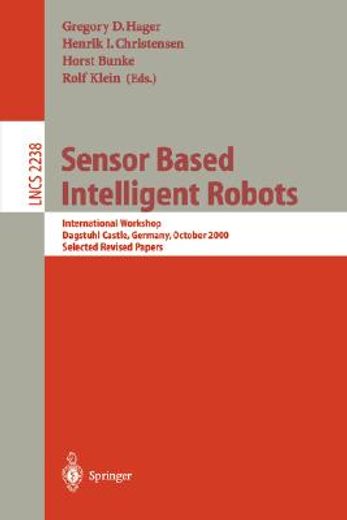 Libro sensor based intelligent robots (en Inglés) De - Buscalibre