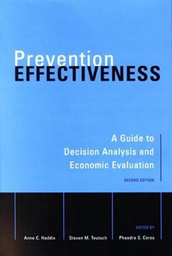 Libro prevention effectiveness,a guide to decision analysis and ...