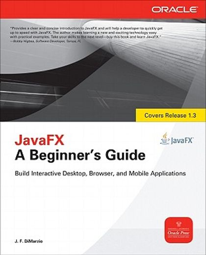 Libro javafx,a beginners guide De j. f. dimarzio - Buscalibre