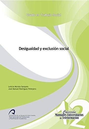 Libro Desigualdad y exclusión social (Manuales Universitarios de Teleformación) De José Manuel ...