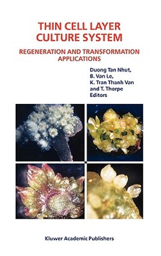 Libro thin cell layer culture system: regeneration and transformation ...