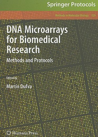 Libro dna microarrays for biomedical research,methods and protocols De martin (edt) dufva ...