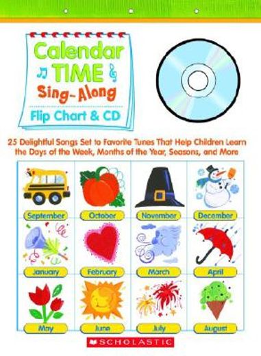 Libro calendar time: sing-along flip chart & cd25 delightful songs set ...